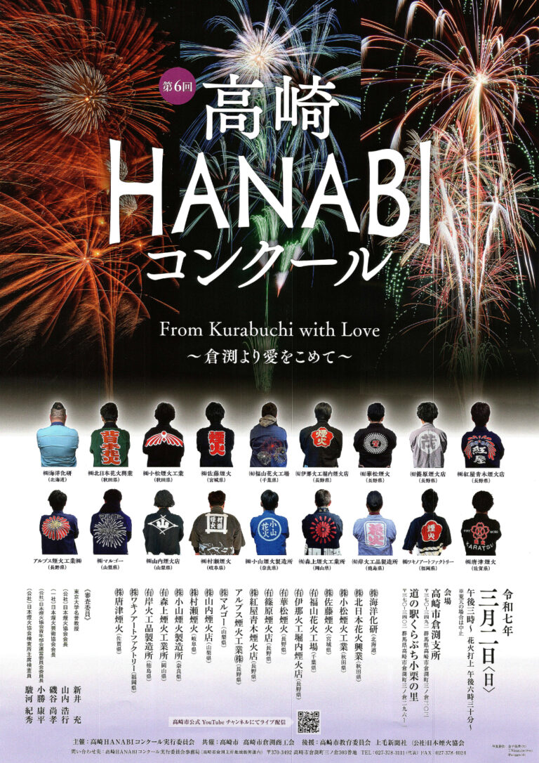 第6回高崎HANABIコンクール - 有限会社伊那火工堀内煙火店